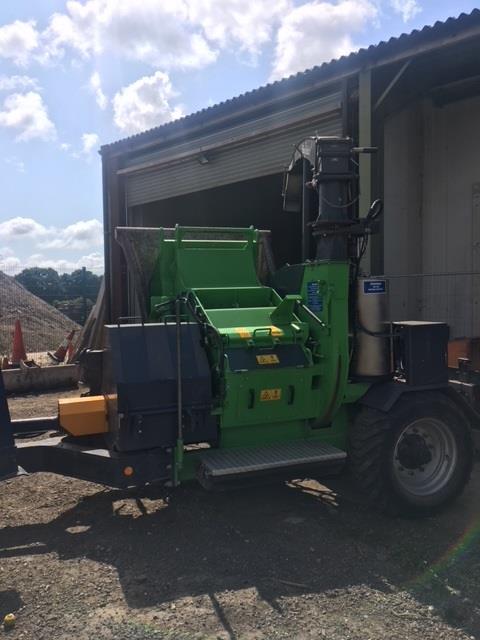 Complete Biomass Chipper Setup